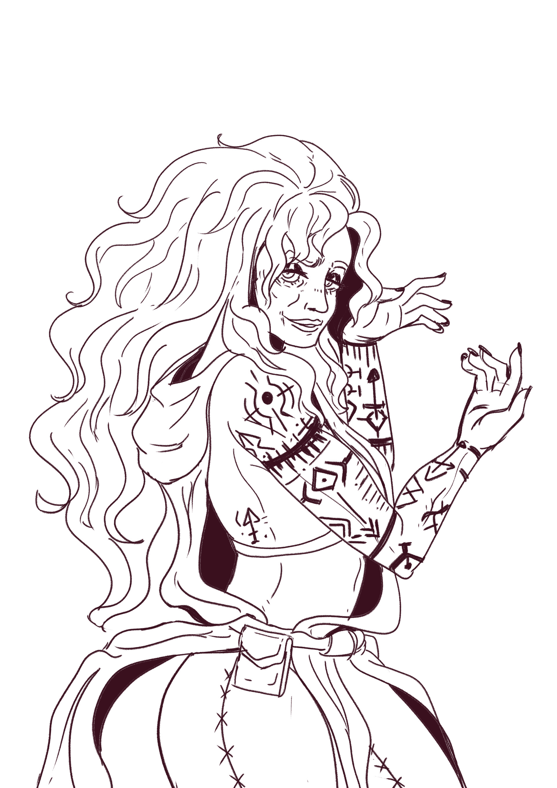 Orkios - The sorceress (DnD character)