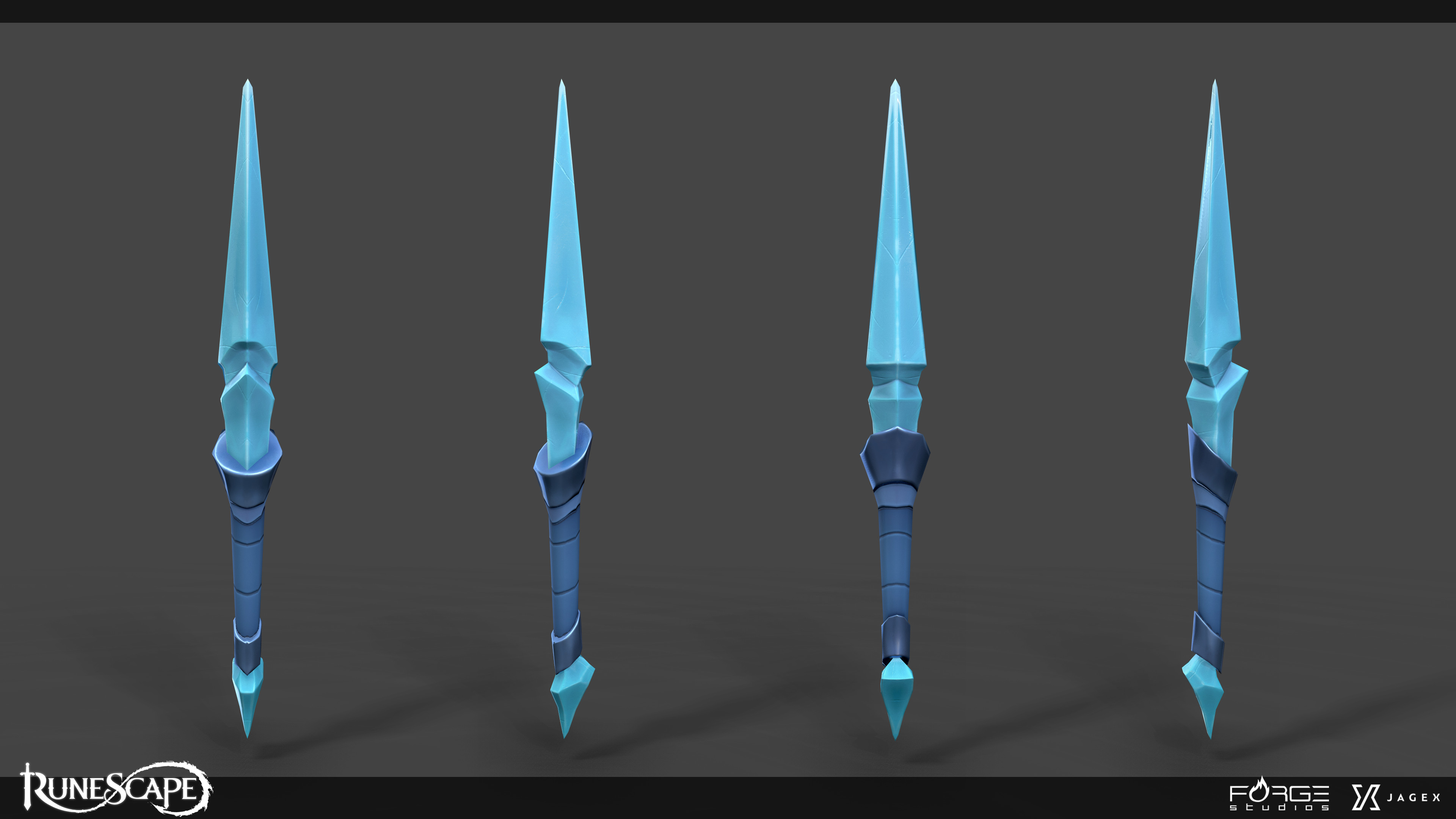FORGE STUDIOS - Runescape - Snow Queen, Ice Mage & Glacor weapons