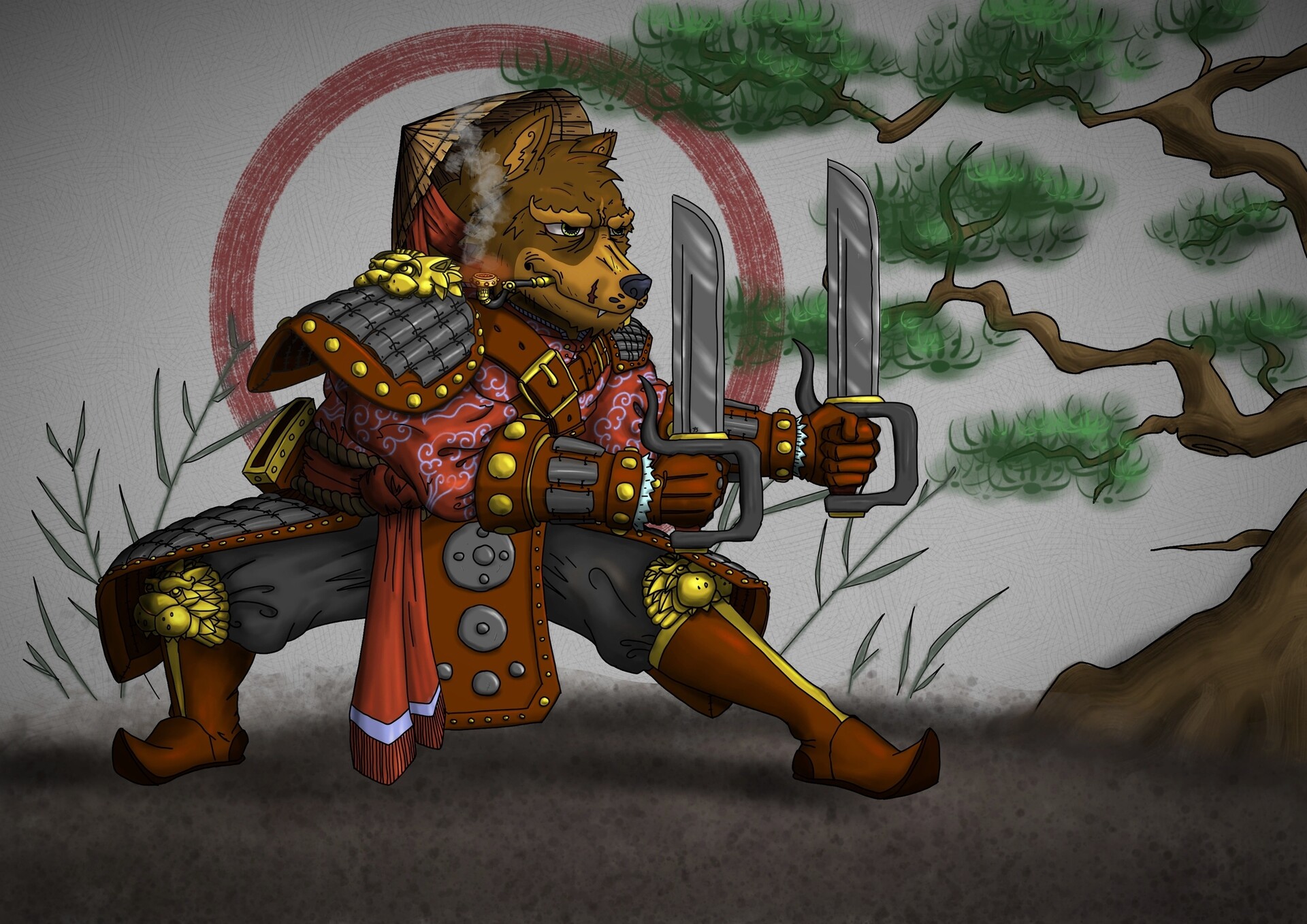 ArtStation - Wing chun master!