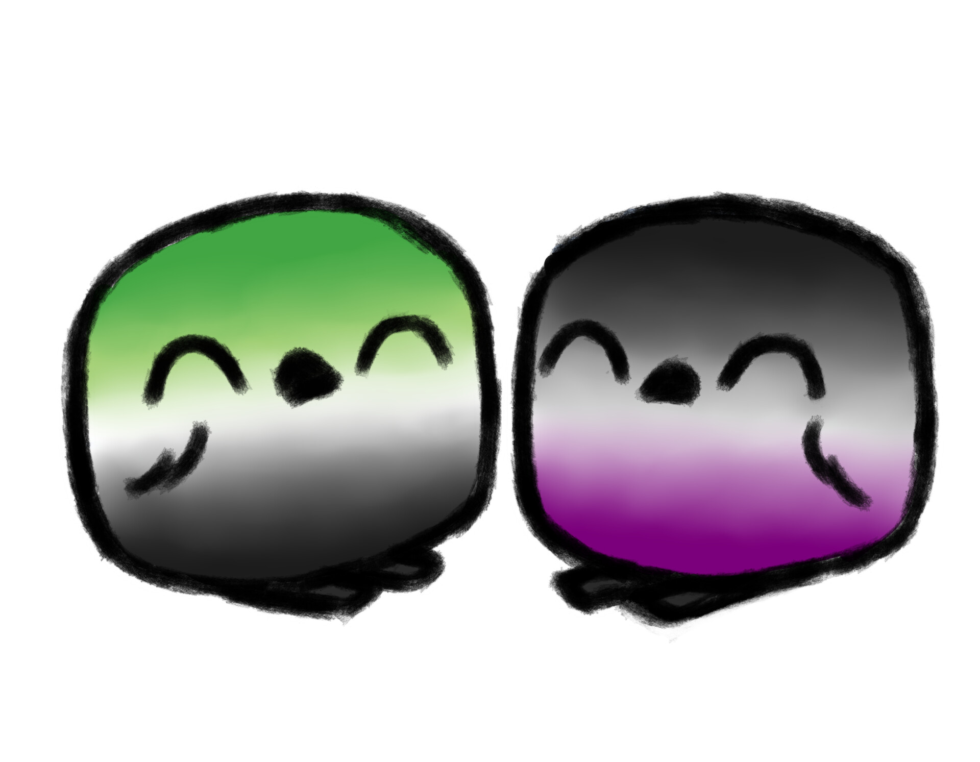 Garden of Lilies Design and Photography - Pride Blobbird characters