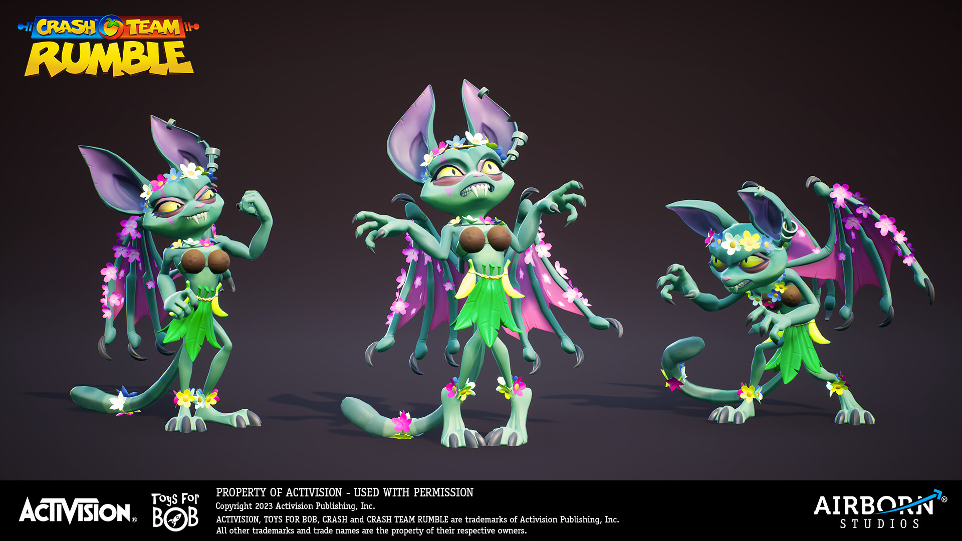 Airborn Studios - Crash Team Rumble - Luau Catbat