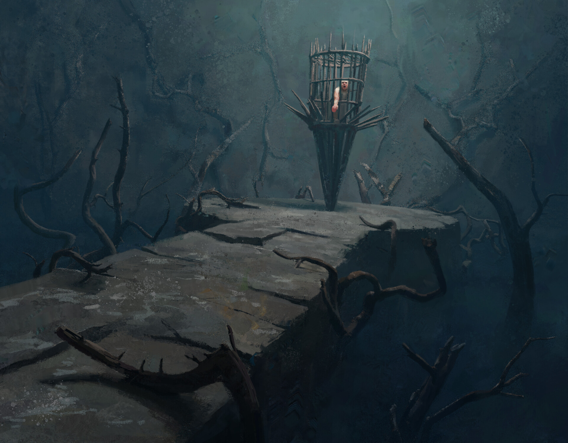 ArtStation - Jail in fortress