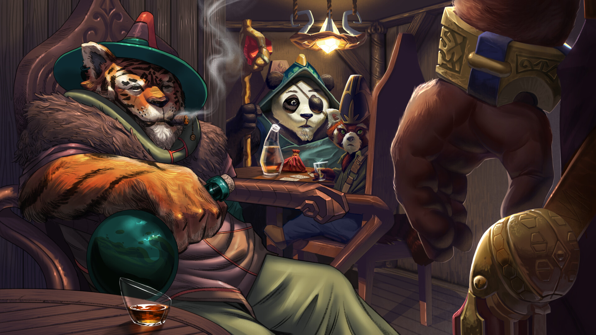 ArtStation - Drunken Master Tiger