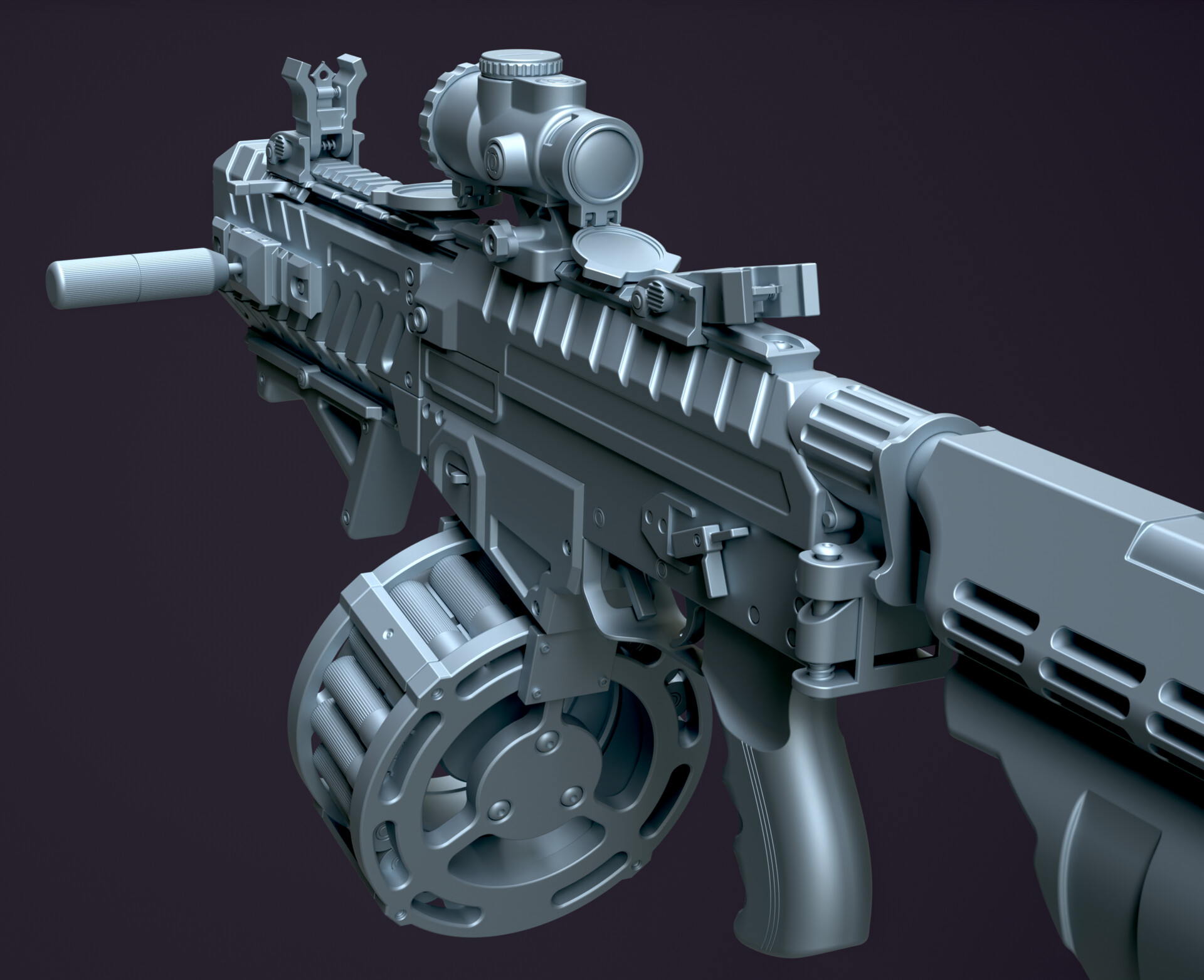 Paolo Crimaldi - Fostech Origin 12 - part 1 - Highpoly renders