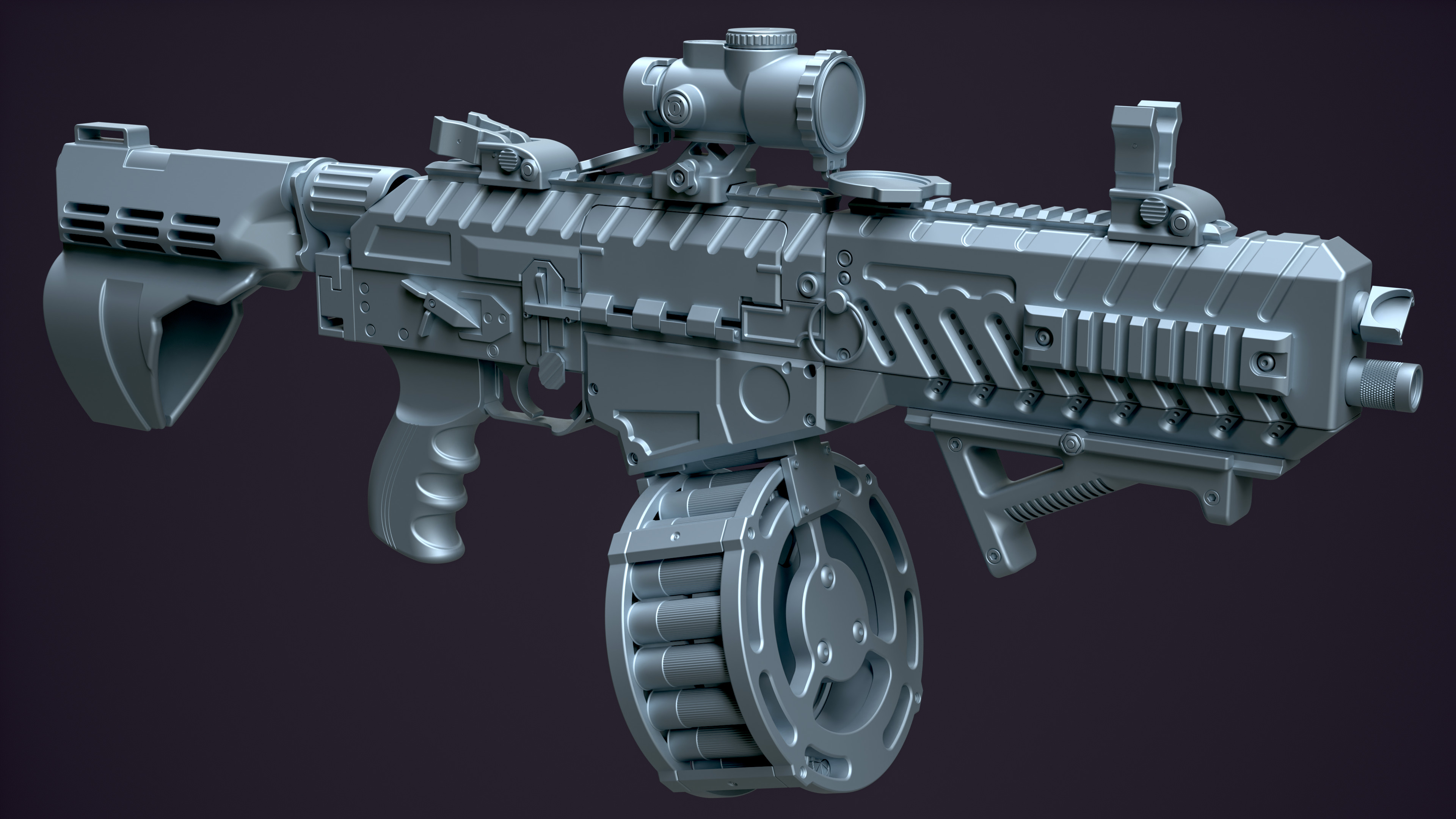 Paolo Crimaldi - Fostech Origin 12 - part 1 - Highpoly renders