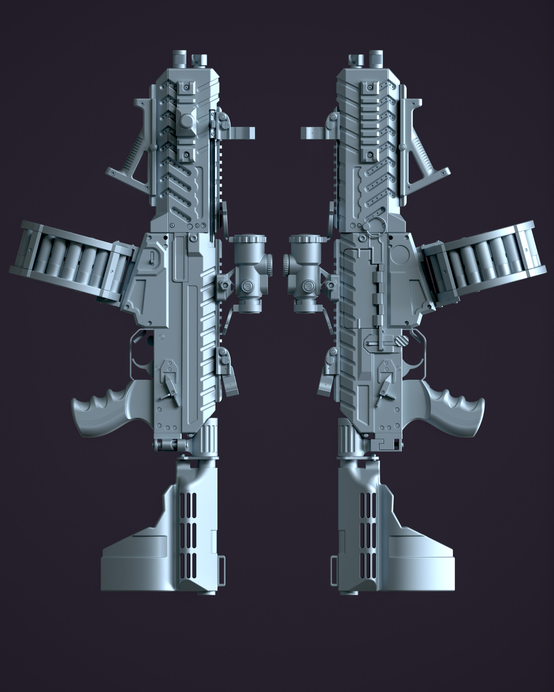 Paolo Crimaldi - Fostech Origin 12 - part 1 - Highpoly renders