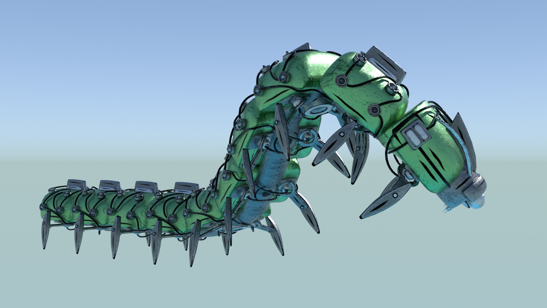 Ed 3D - Mecha Millipede