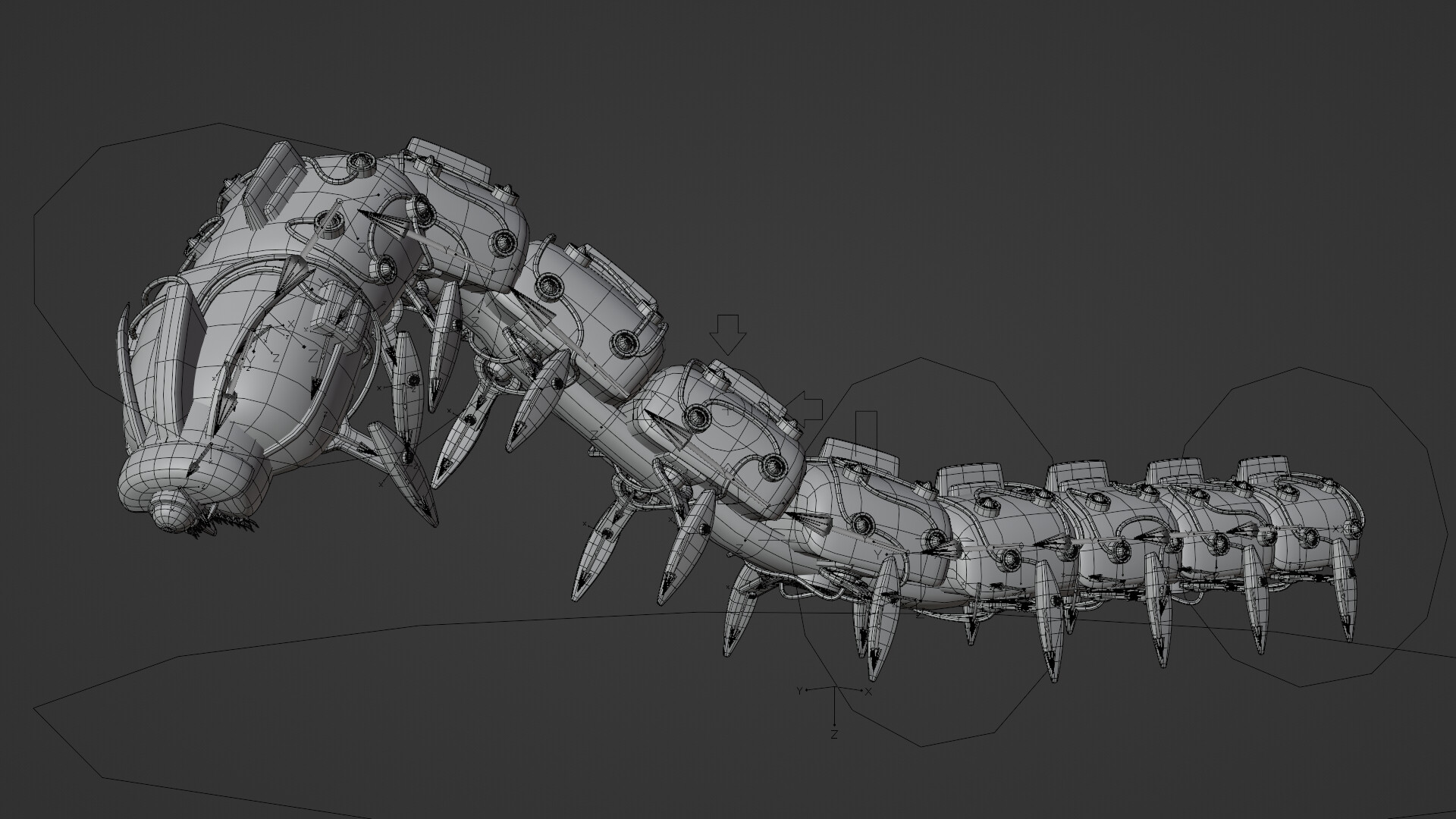 Ed 3D - Mecha Millipede