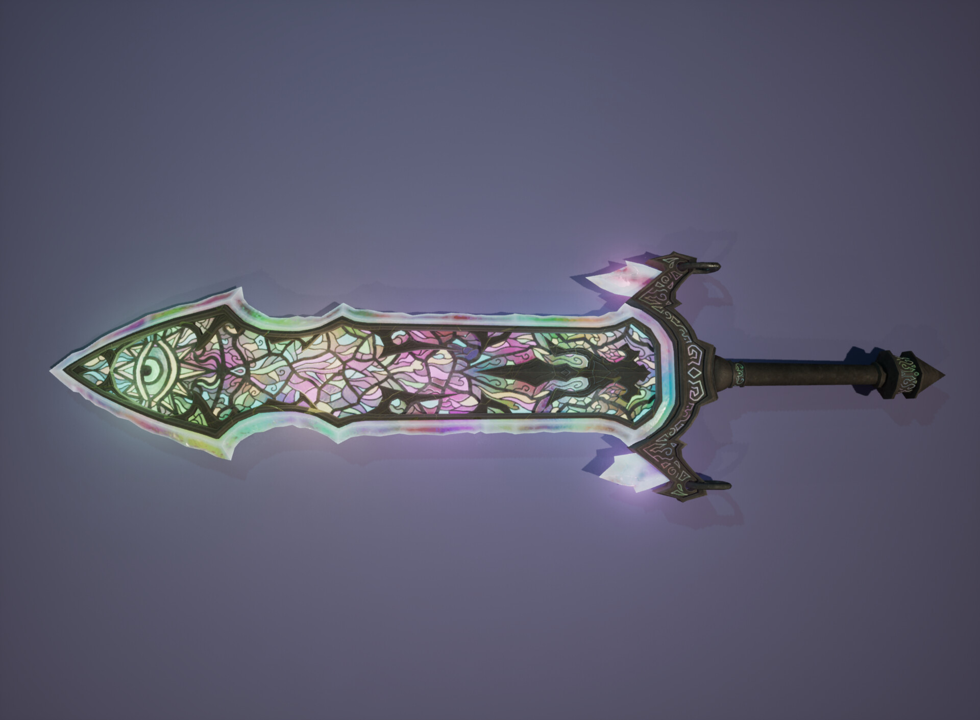 Cory Smithereens - Stained Glass Sword - Refined