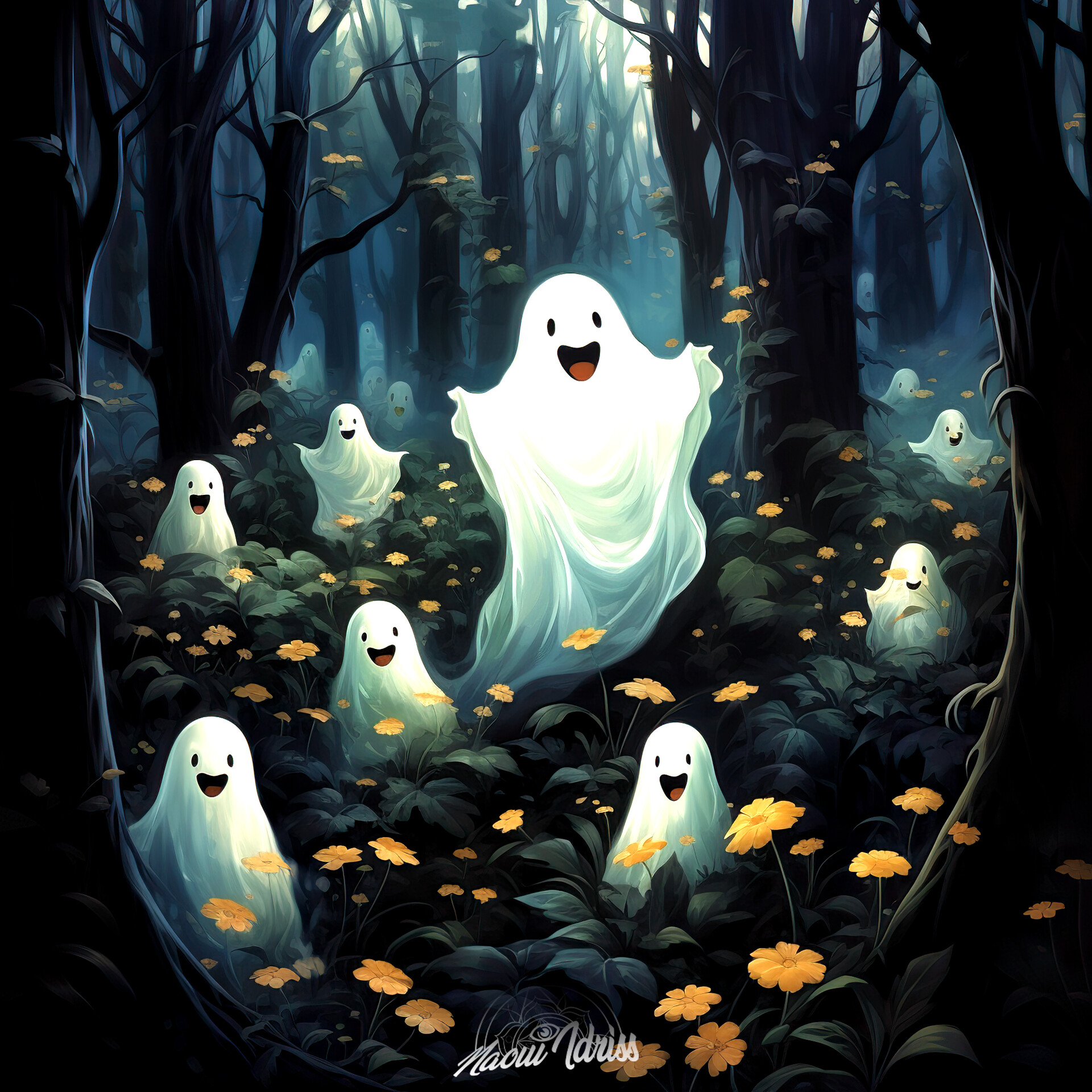 ArtStation - The Friendly Ghosts