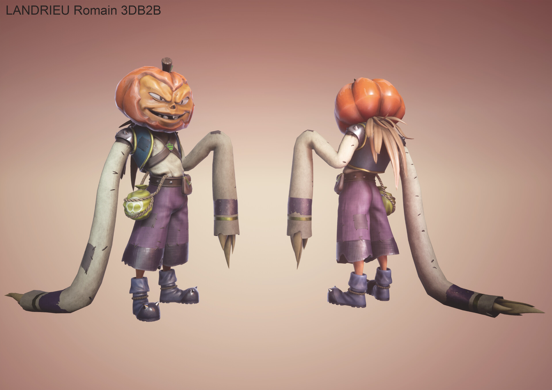 ArtStation - Pumpkin Boy