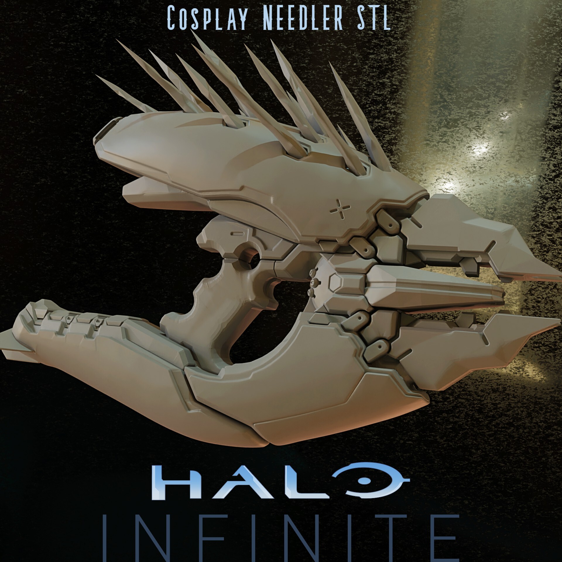 ArtStation - HALO INFINITE - NEEDLER Cosplay STL (3DPrint READY)