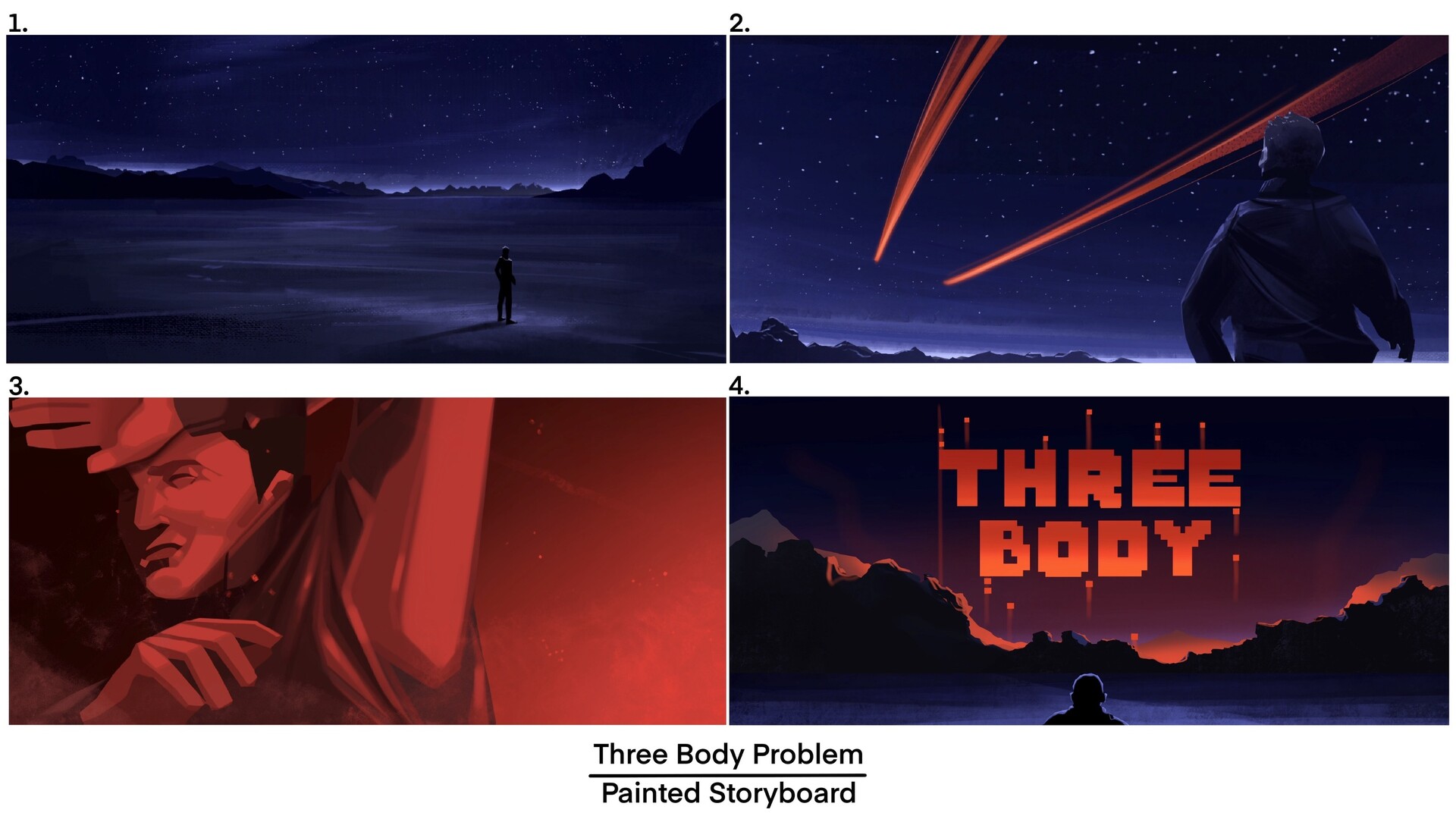 ArtStation - Painted Storyboard-Three Body Problem