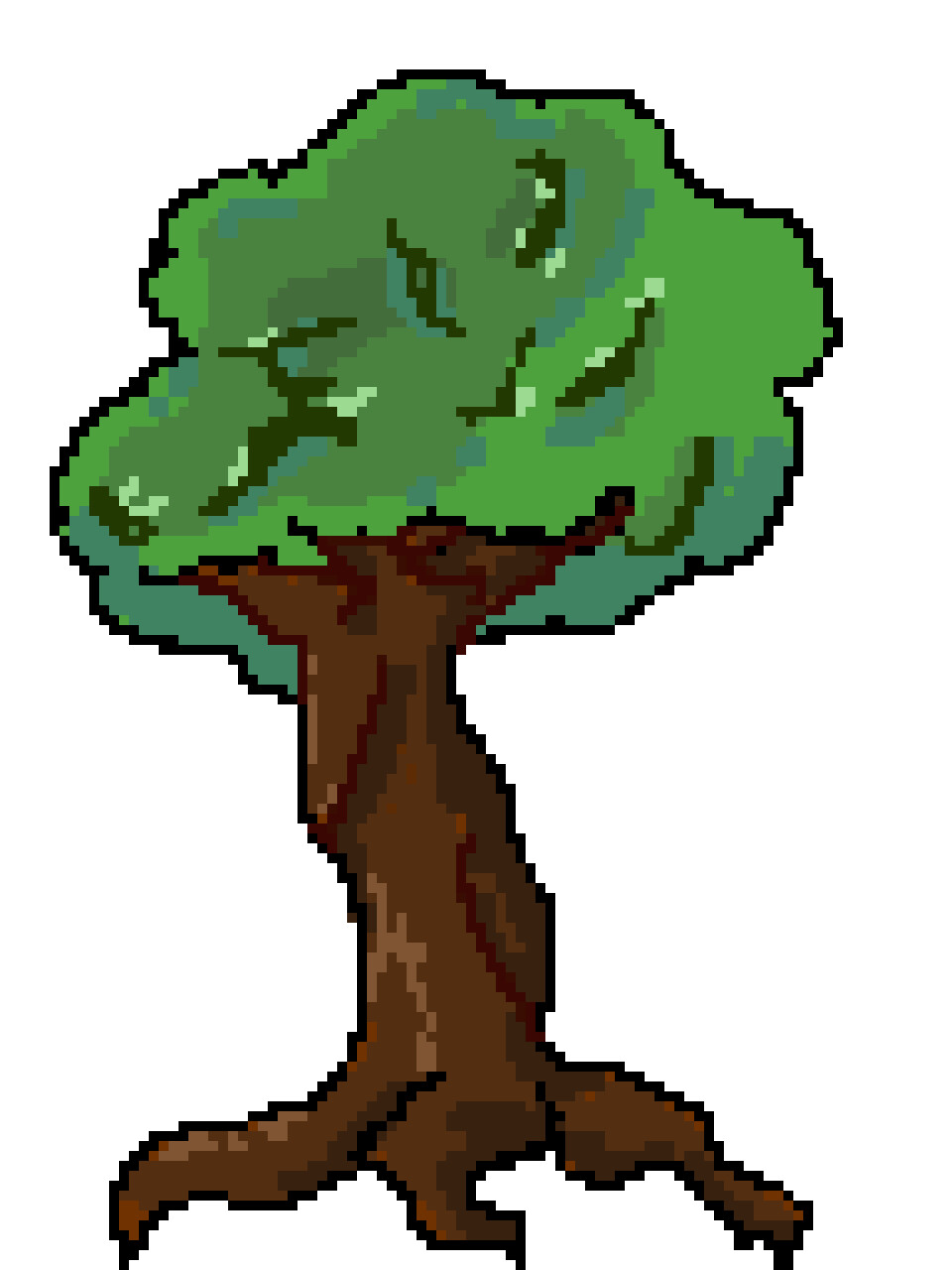 ArtStation - Pixel Trees