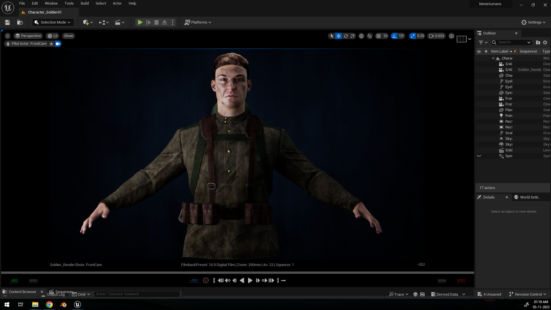 Pranjil Baza - Soldier Game Ready Character (WIP)