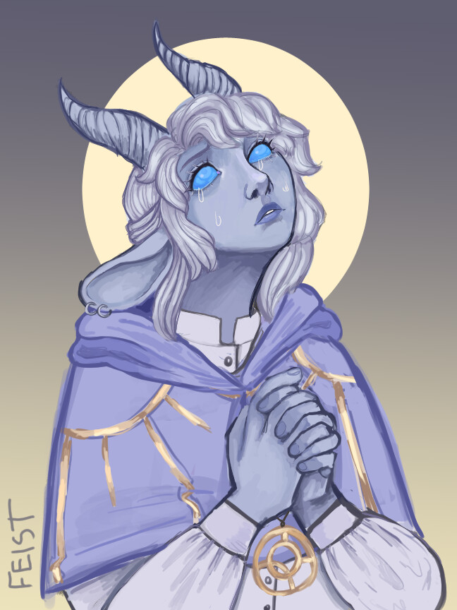 ArtStation - Mercy Praying