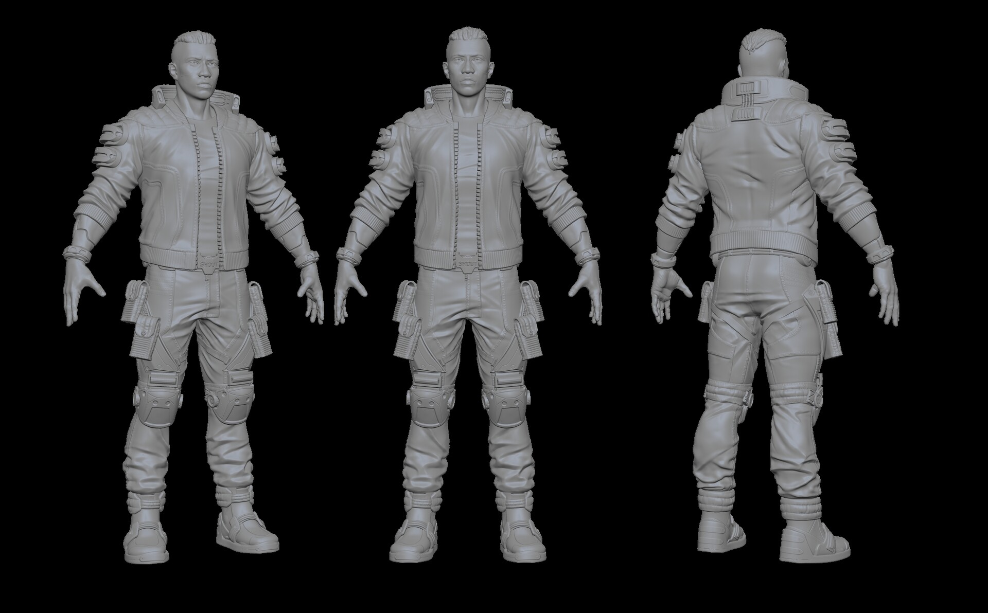 ArtStation - comic style video game characters WIP
