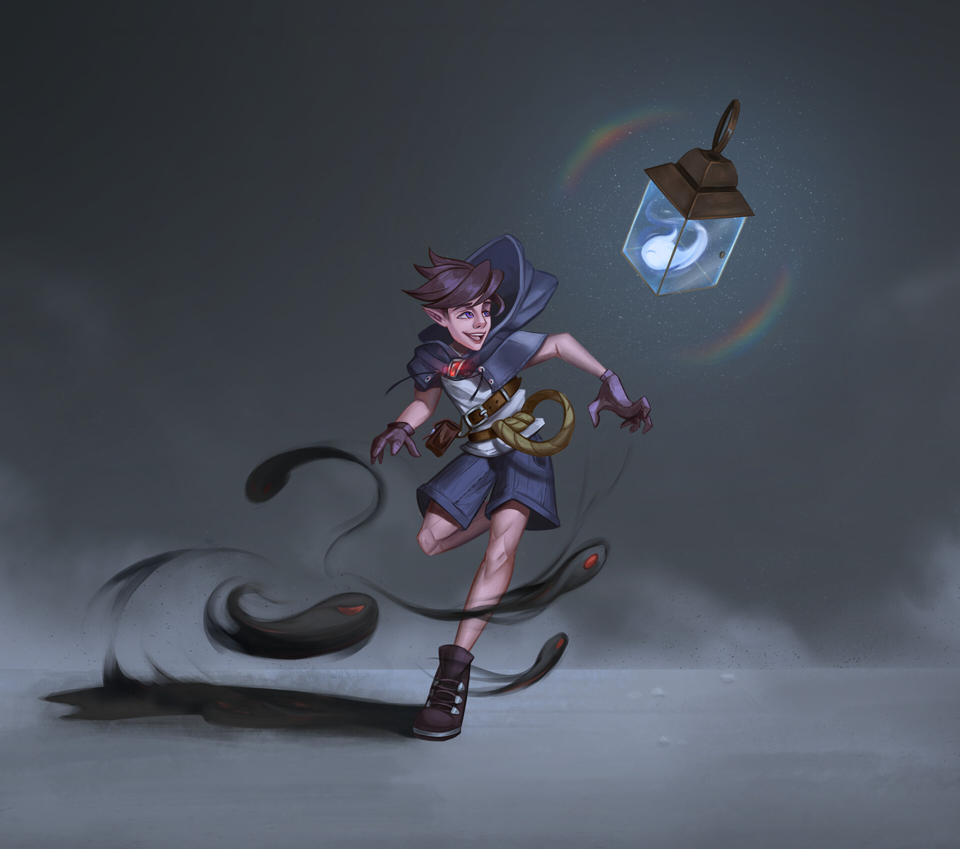 ArtStation - Umbramancer and the Wisp - Concept