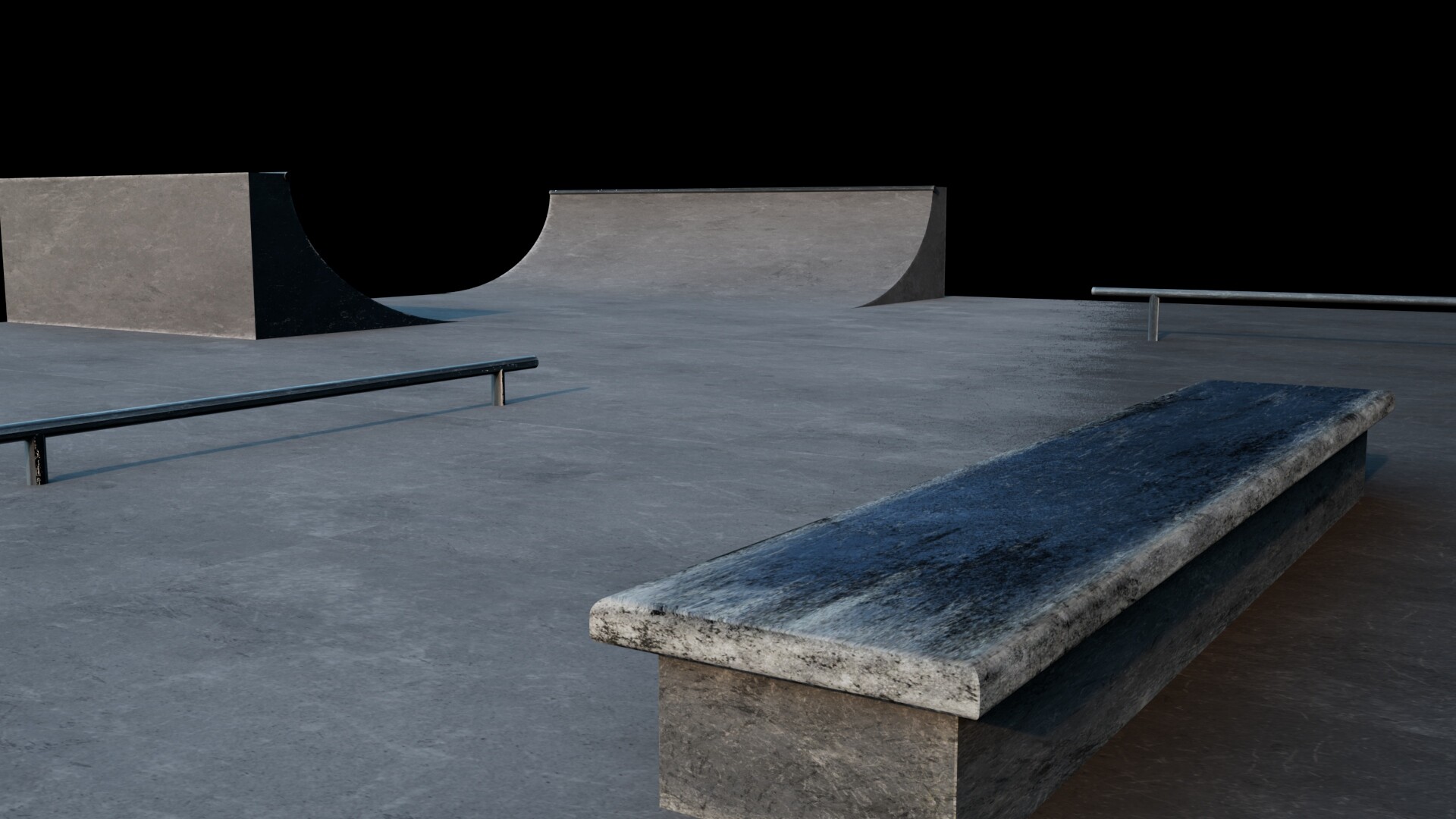 ArtStation - Modular Skatepark Models