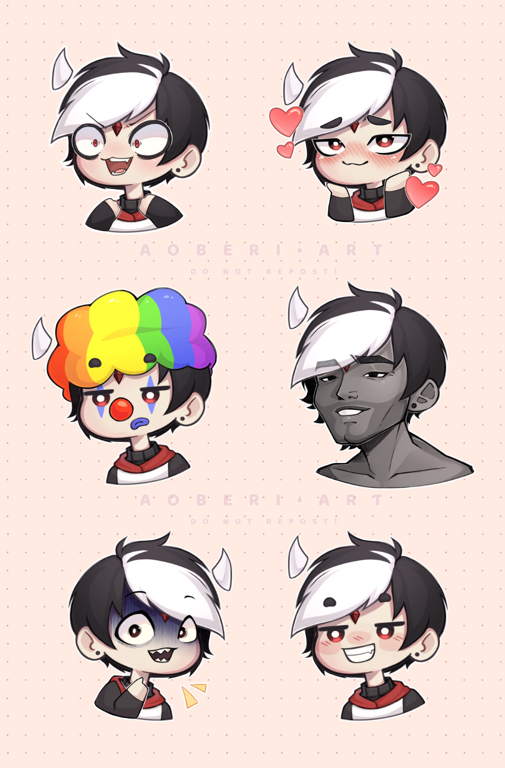 ArtStation - Stream emotes - Commission (by multiple clients)