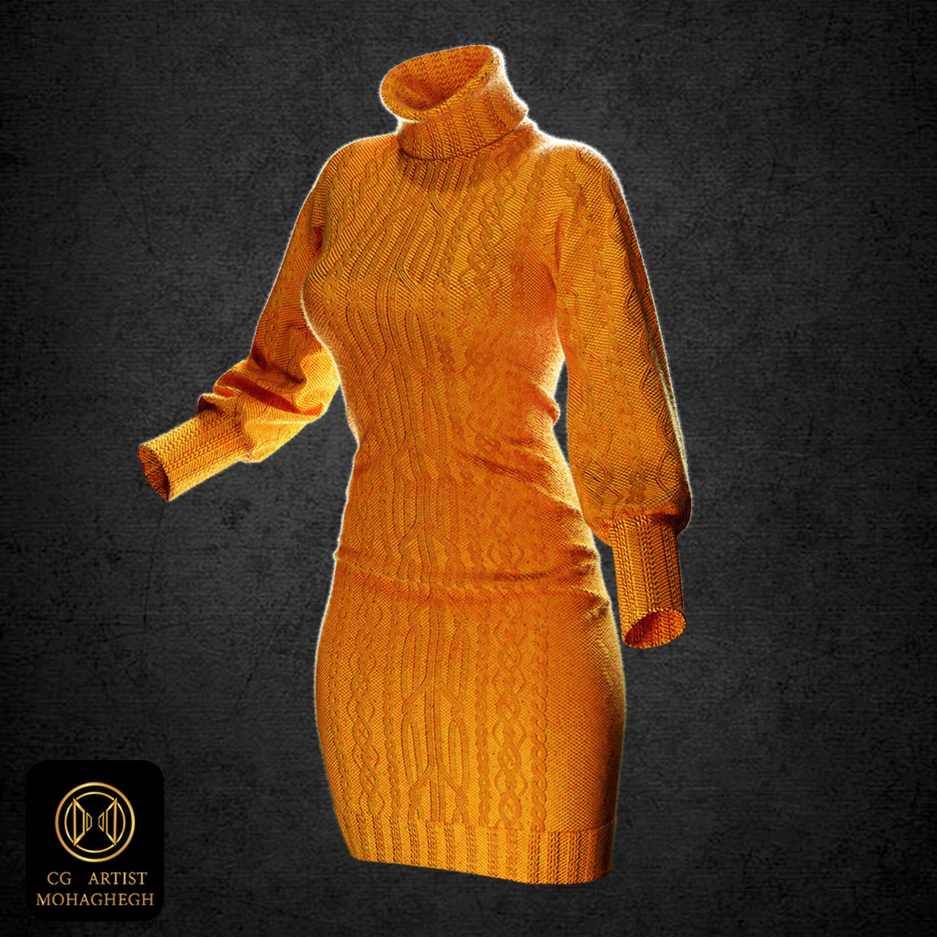 ArtStation - Wool Knit Cloth+50 Alpha brushes