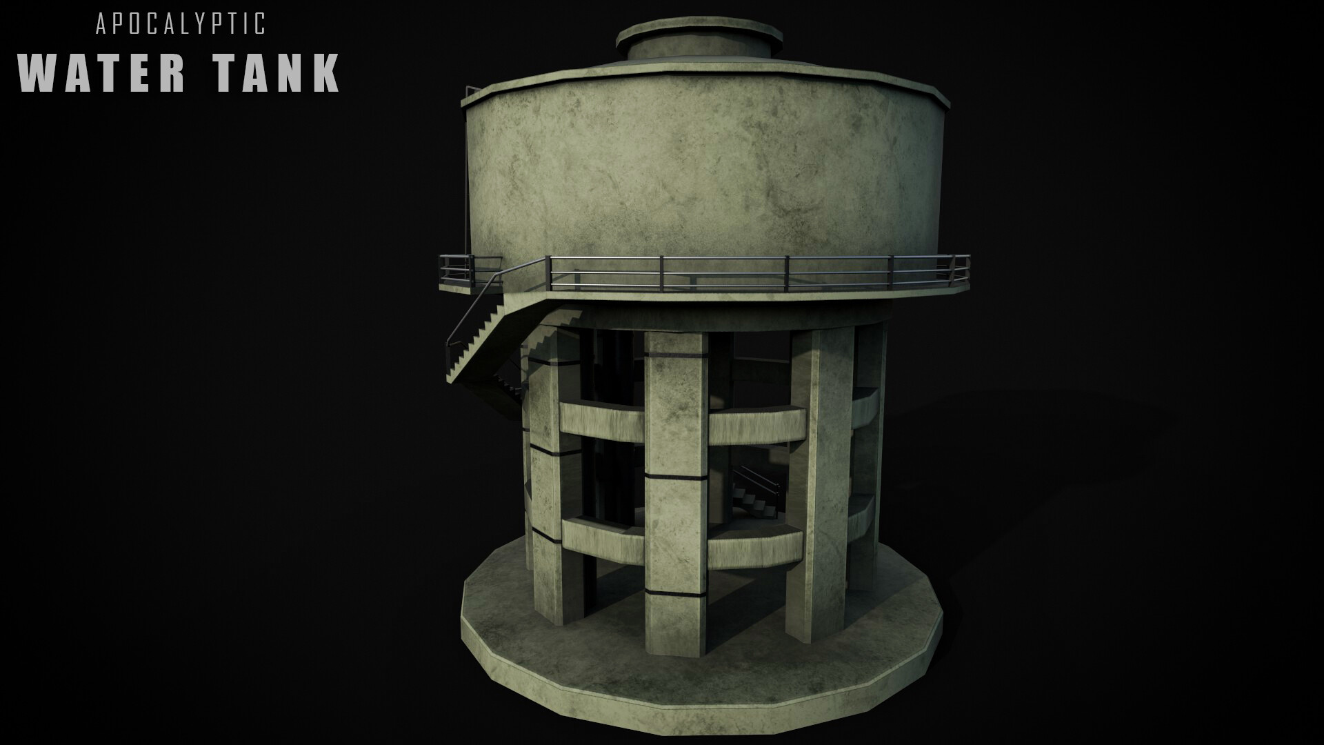 ArtStation - APOCALYPTIC WATER TANKN