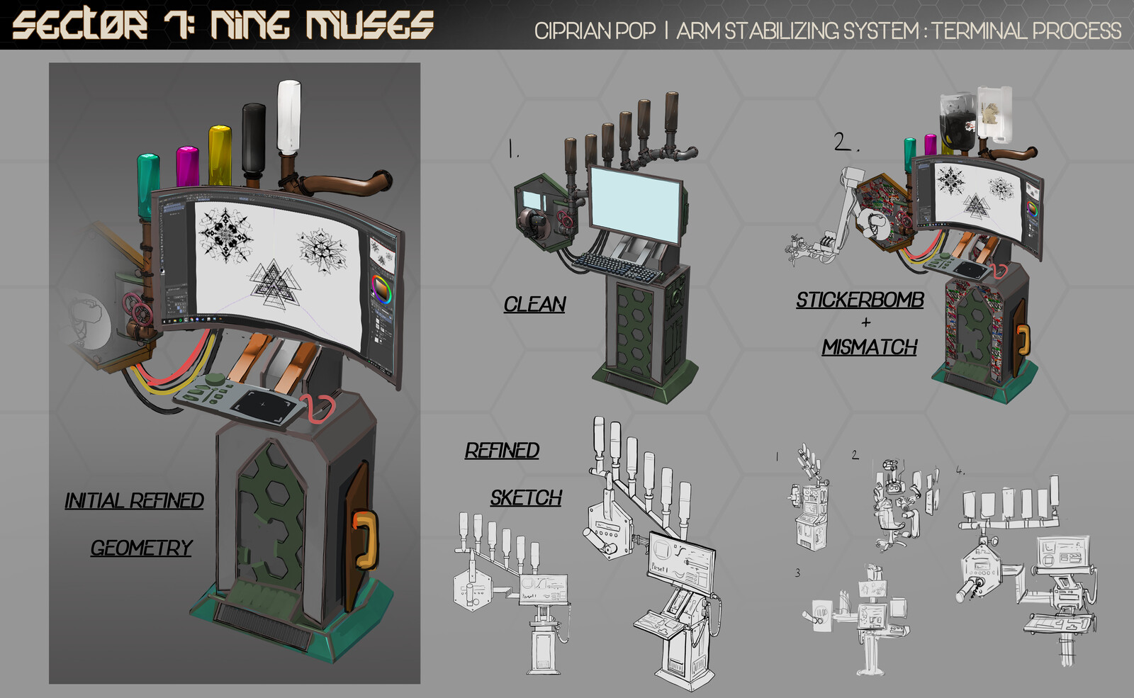 Ciprian Pop - Sector 7: Nine Muses Main Props