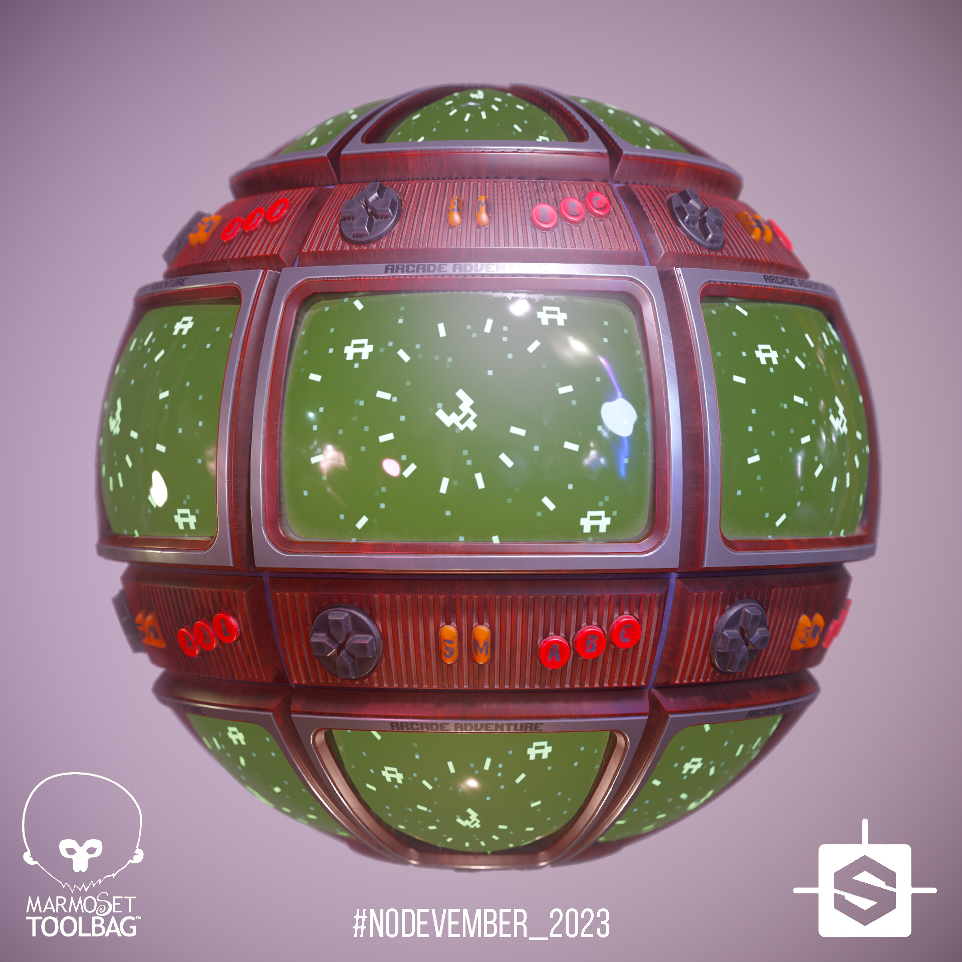 ArtStation - Nodevember 2023 - Arcade Adventure