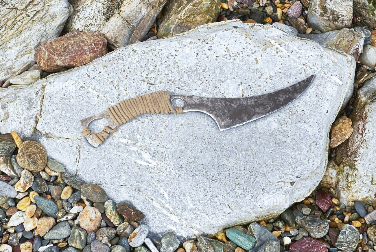ArtStation - Ancient Knife - Game Ready Model