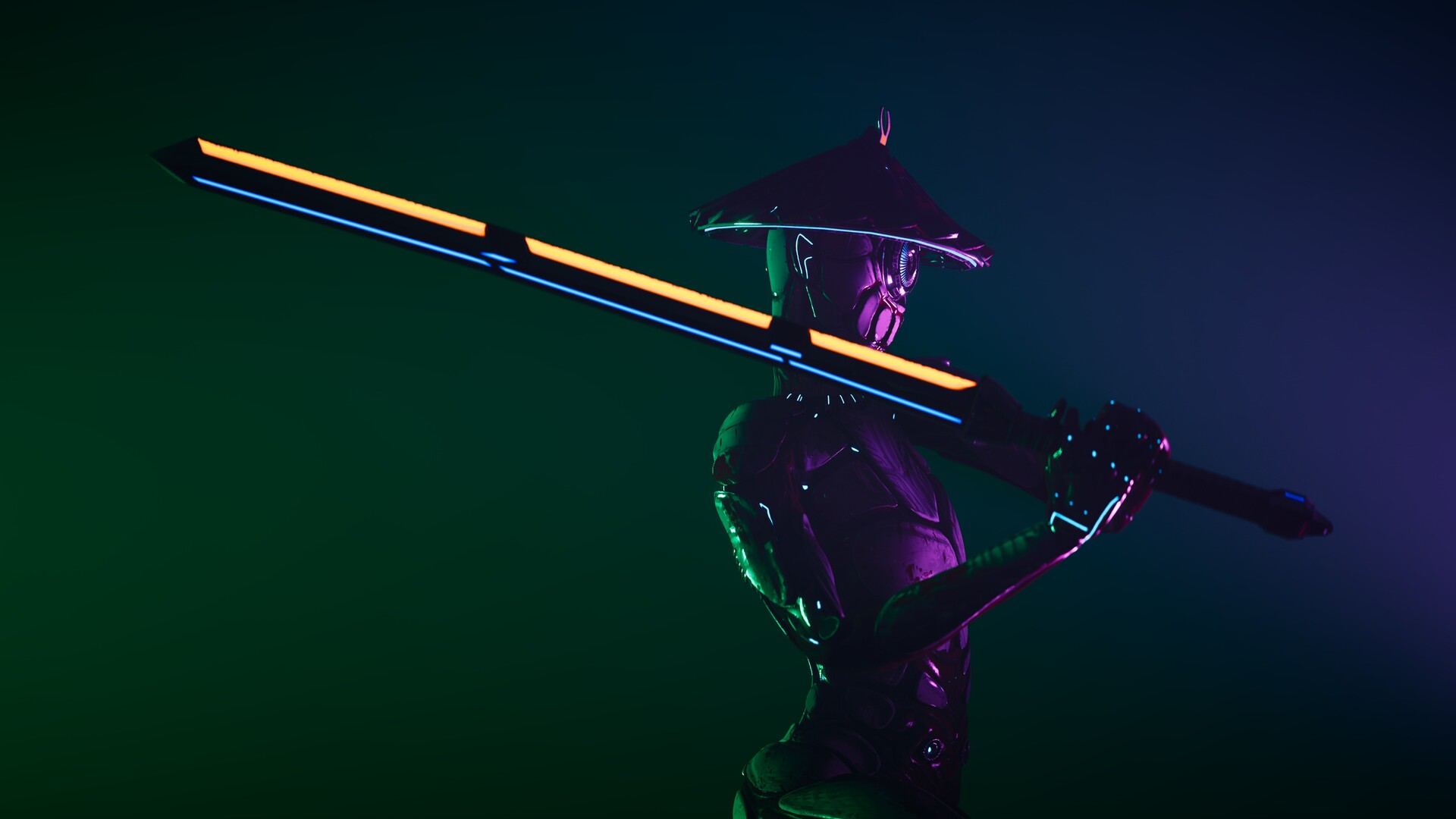 ArtStation - Samurai mech-character