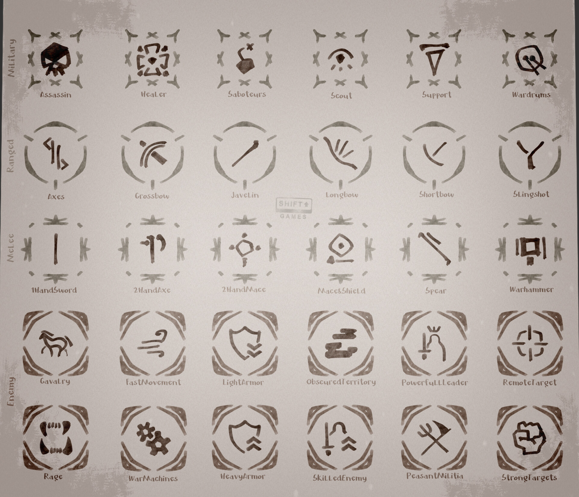 ArtStation - Orc division icons