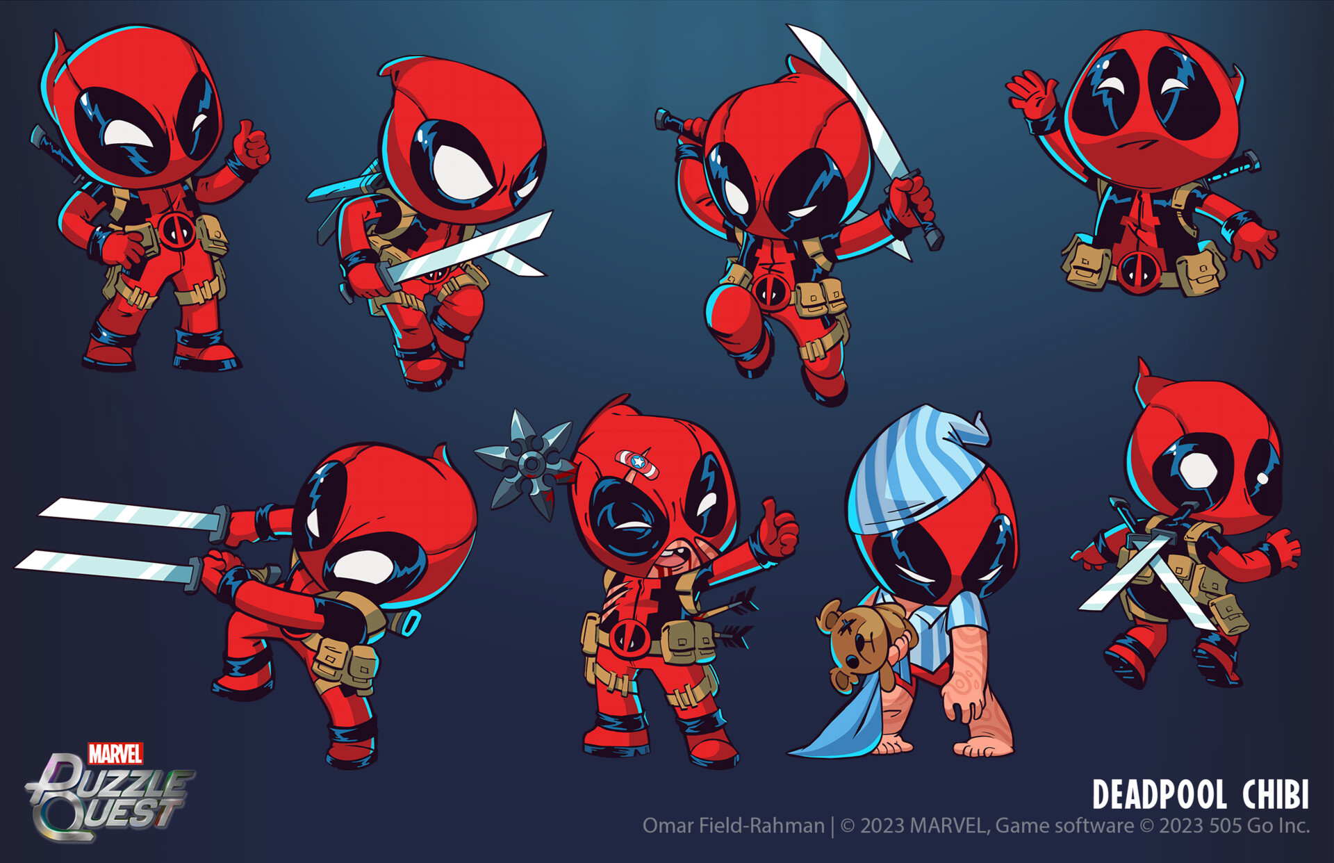 Chibi Deadpool Wallpaper
