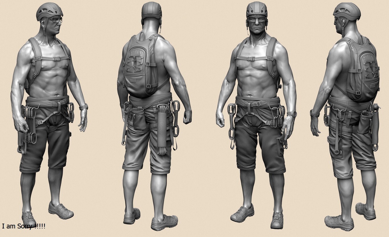 ArtStation - 3d character model