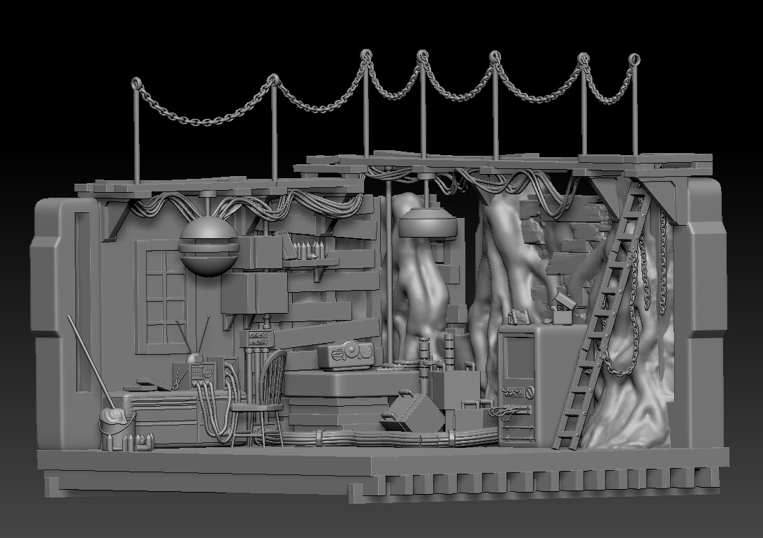 ArtStation - Underground Bunker