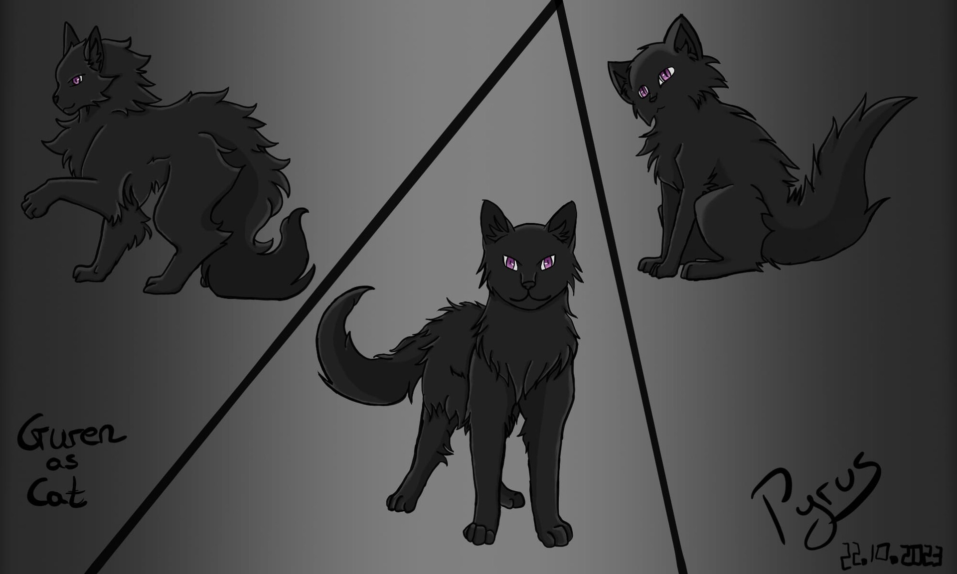 ArtStation - Guren Ichinose as Cat