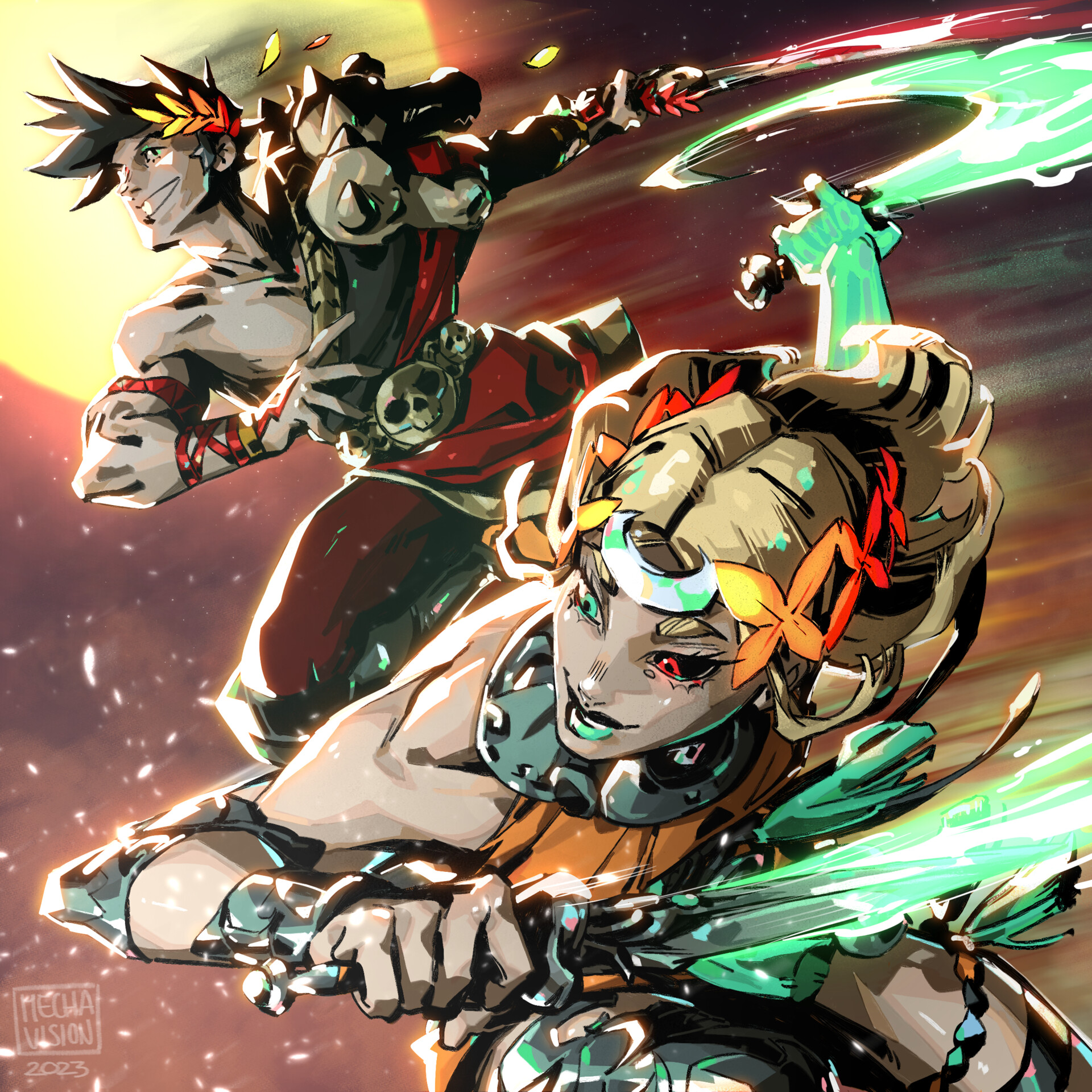 ArtStation - zagreus and Melinoe