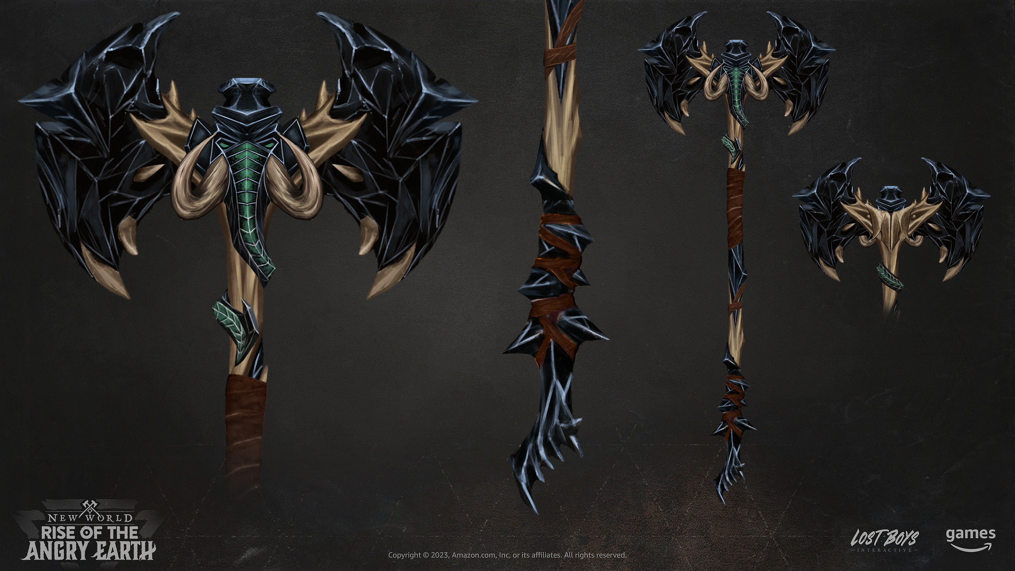 Greg Lambrakis - New World - Rise of the Angry Earth - Weapons