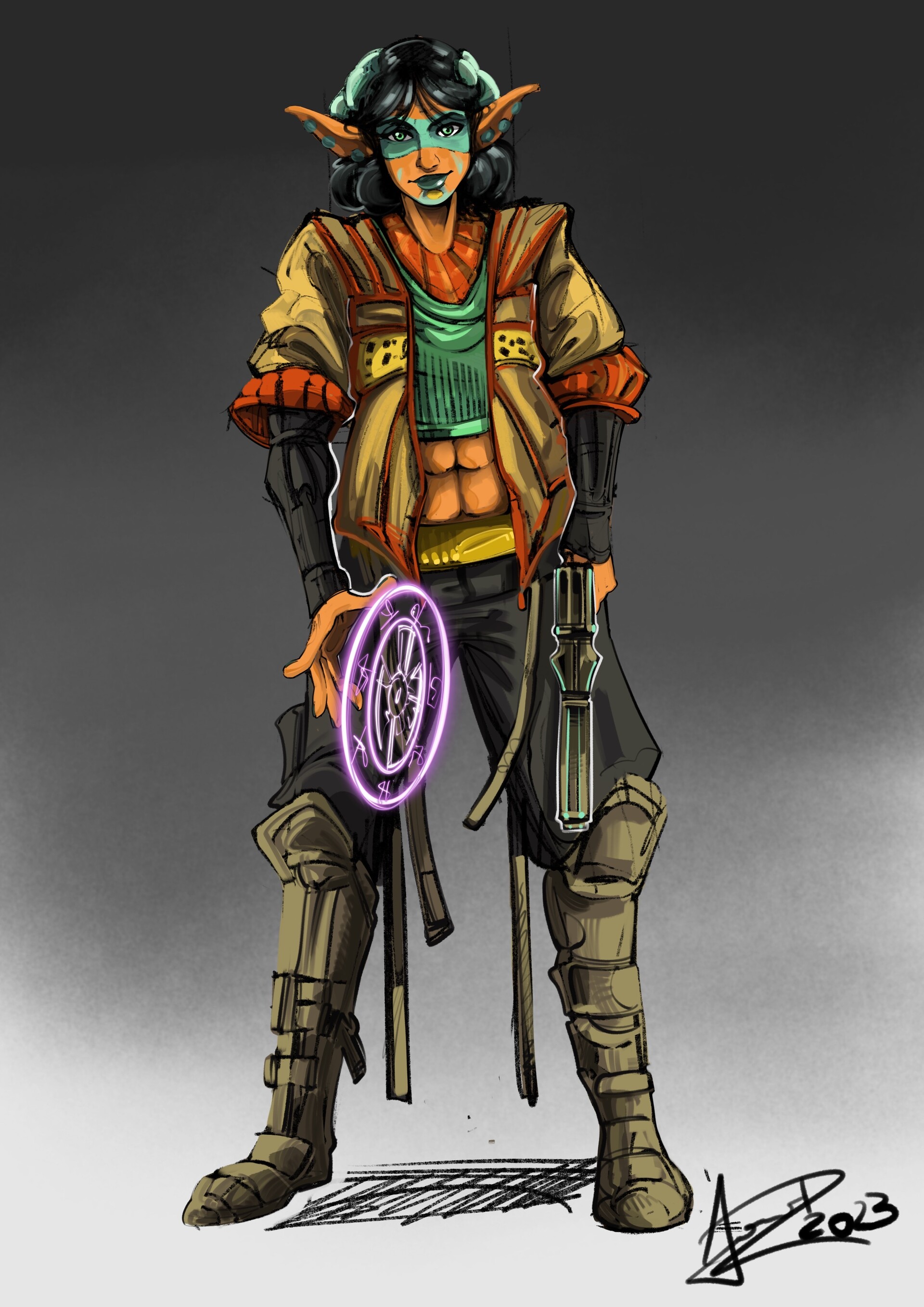 ArtStation - Aztec killer mage