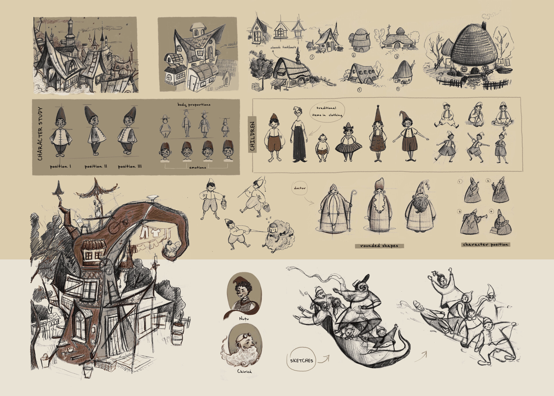 ArtStation - Dwarfs sketches