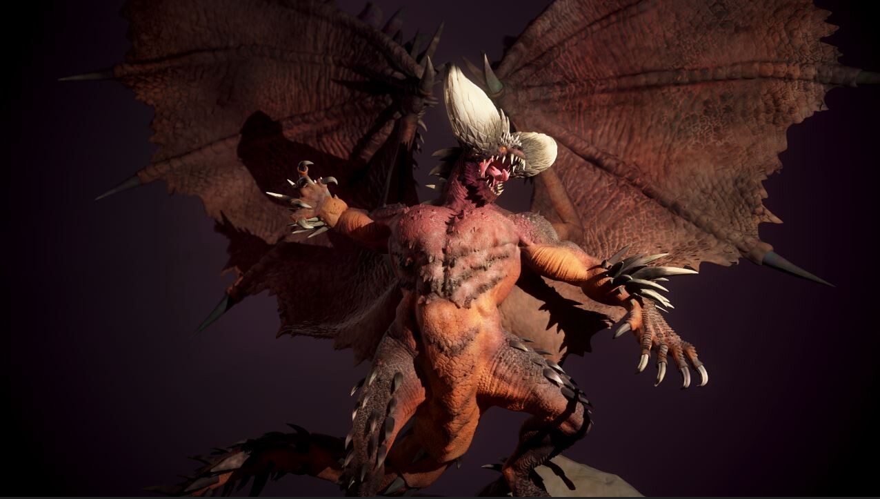 ArtStation - Monster Study / Nergigante 23/08/31 ~ 23/09/20