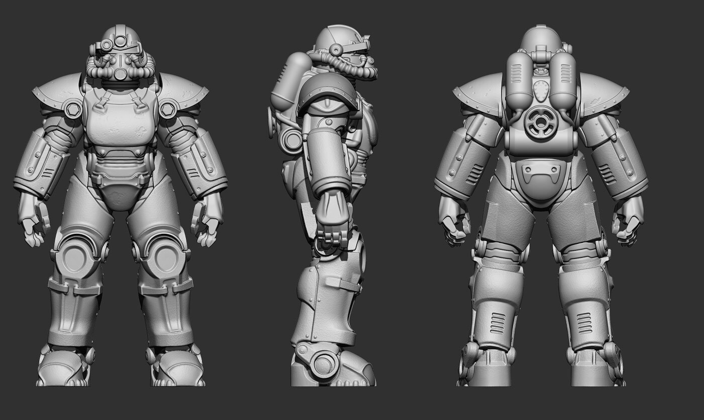 ArtSource Digital - Fallout Armor / 3D Printed Action Figure