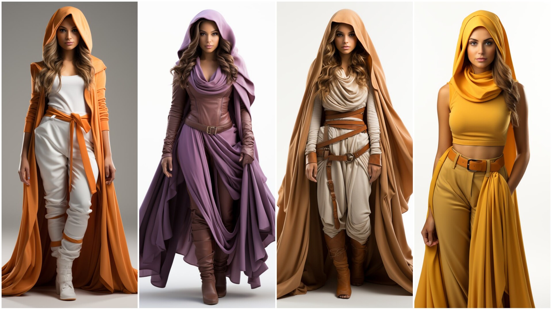 Concept Art - +370 Arabian Female Character Concept (4k)