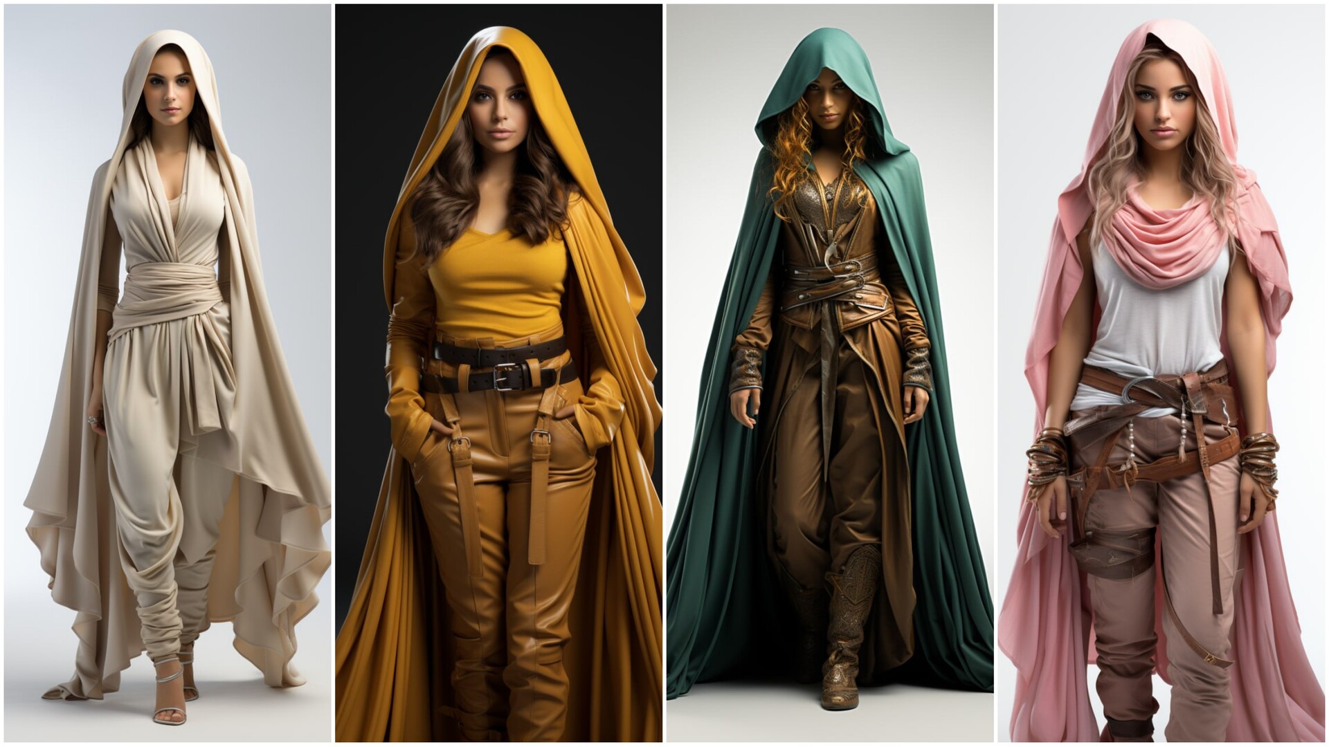 Concept Art - +370 Arabian Female Character Concept (4k)