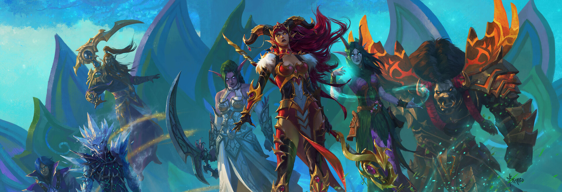 ArtStation - WOW 10.2 Key Art