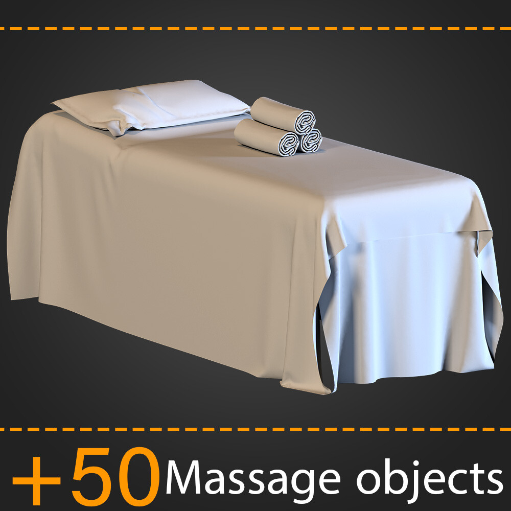 Artstation 50 Massage Objects