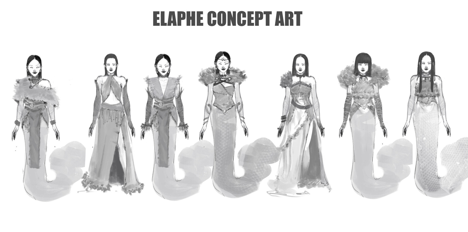 ArtStation - Elaphe Character Concept Art