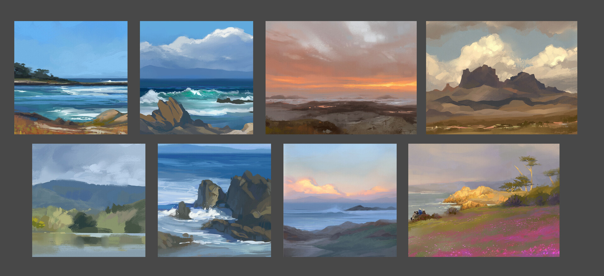 ArtStation - Landscape Studies