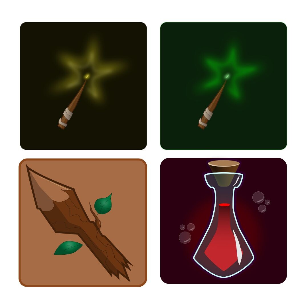 ArtStation - Fantasy HUD Icons