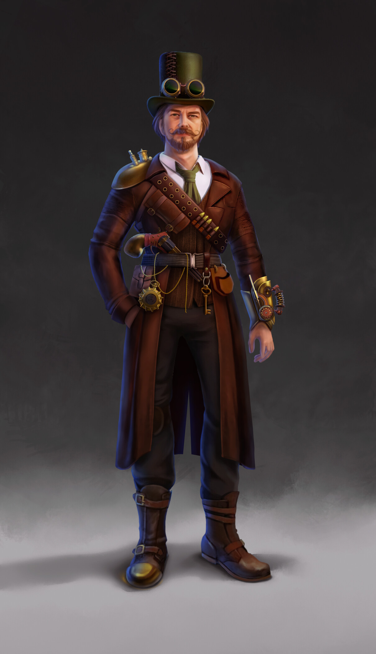 Steampunk Character by Natali Lyfar : r/ImaginarySteampunk