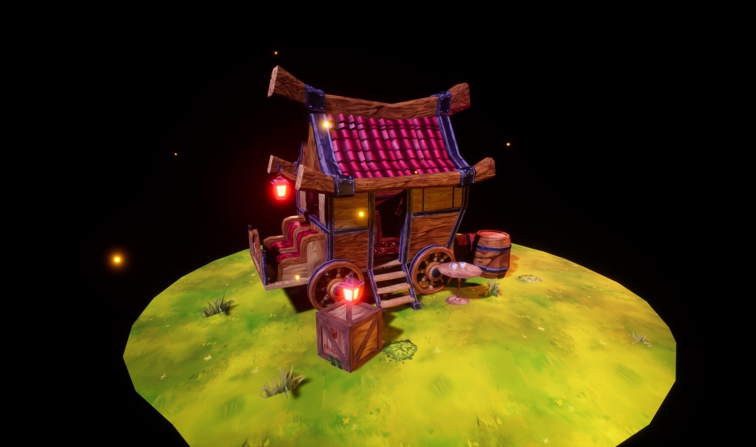 ArtStation - Merchant cart